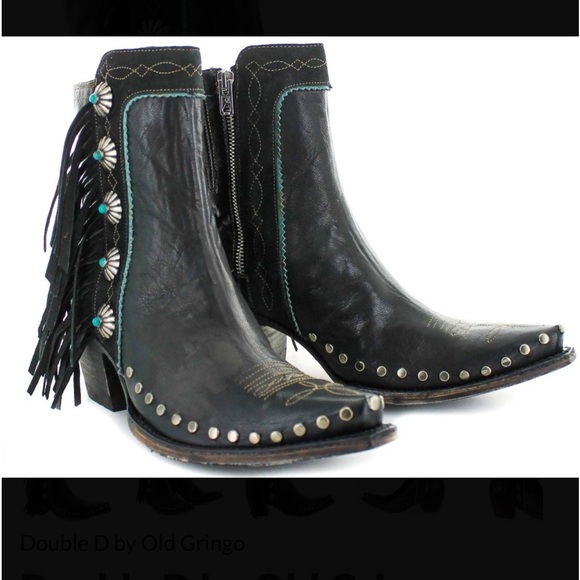 Double D Ranch | Shoes | Double D By Old Gringo Apache Kid Black Boots ...